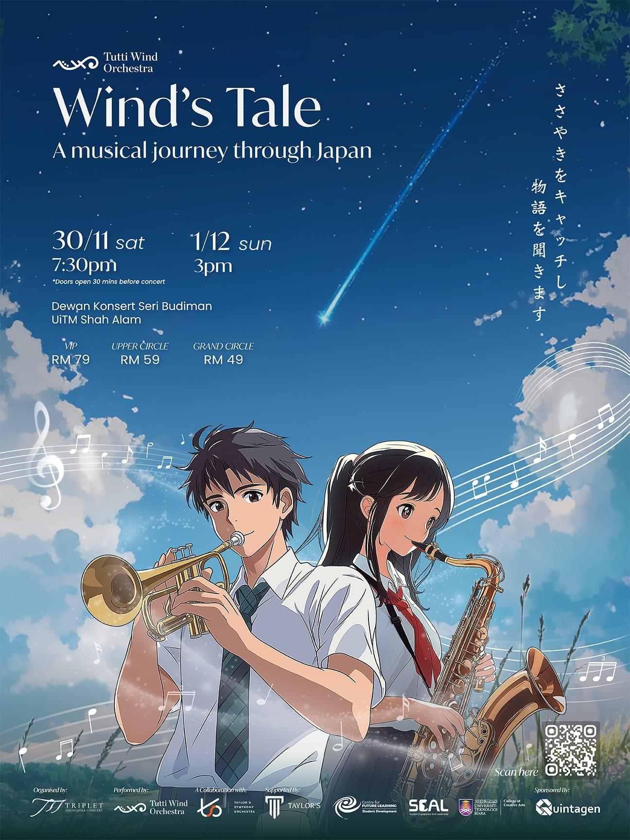 Wind's Tale: A Musical Journey Through Japan - Tutti Wind Orchestra